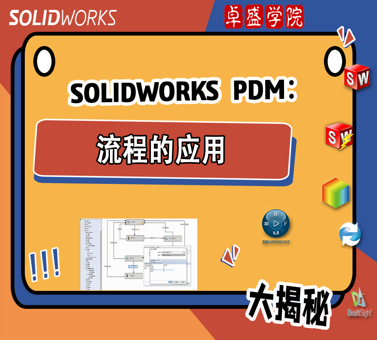 SOLIDWORKS PDM：流程的应用 - 苏州卓盛信息技术有限公司